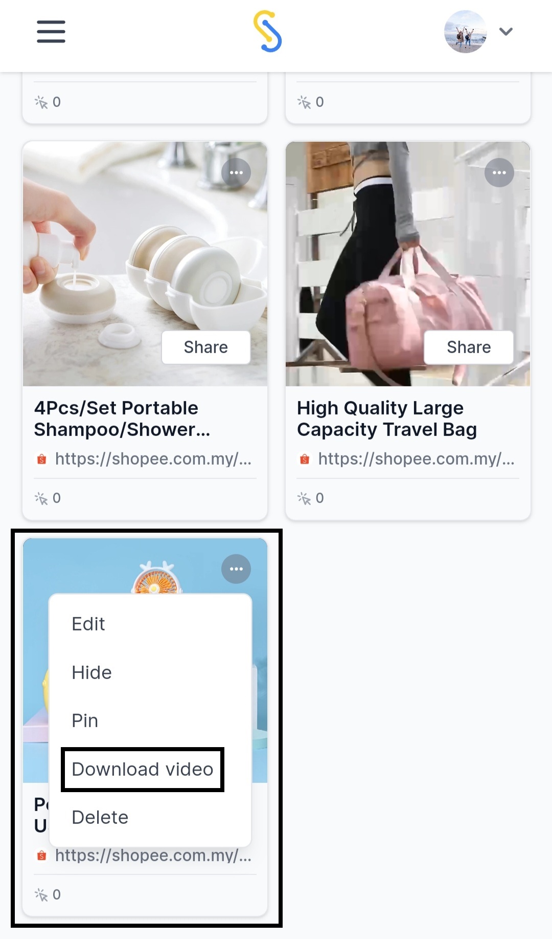 Download & Share Product Videos on Platforms - shopple.co